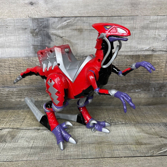 Bandai Namco | Toys | Power Rangers Dino Thunder Raptor Purple Red Dino ...